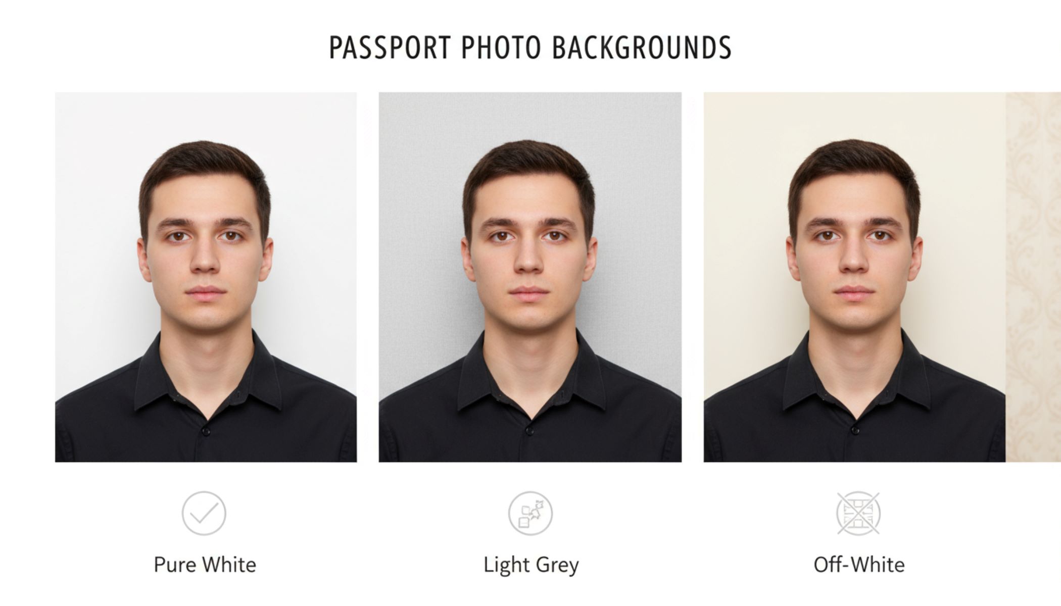 Guidelines for selecting the perfect backdrop to meet passport photo ...